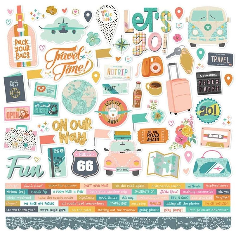 Simple Stories Paper Pad Let's Go | L'Angolo per Creare